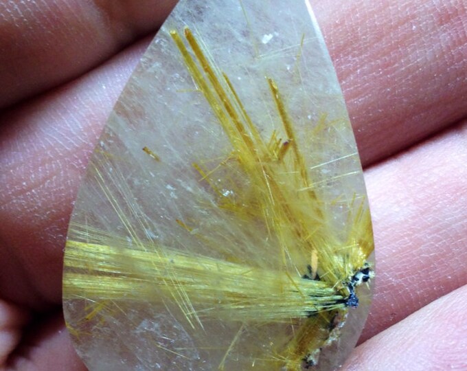 Gold Rutilated Star Quartz 24.43cts - Etsy
