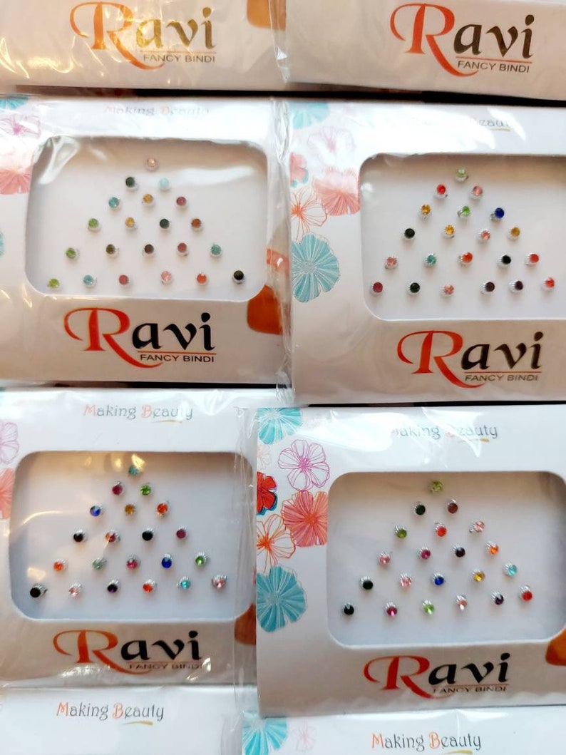 Rhinestone Crystal Bindi: Self-stick Face Gems, Festival Body Stickers ...
