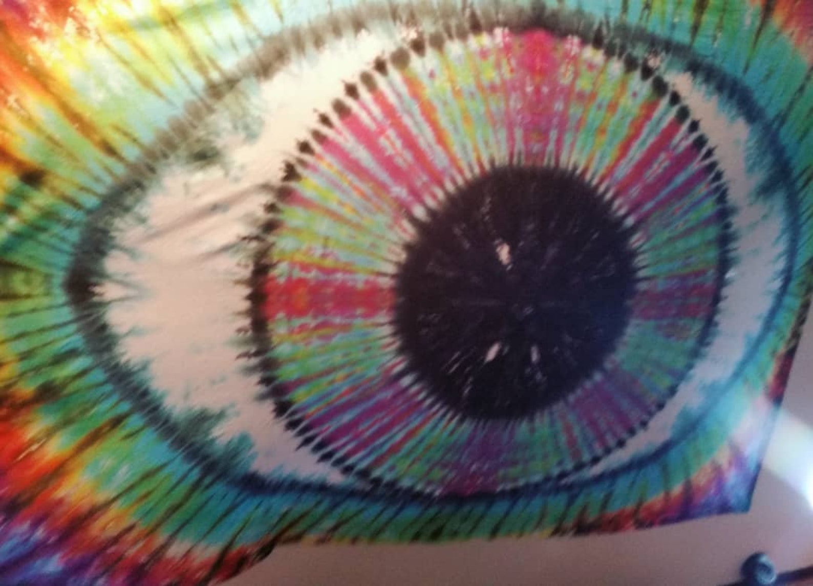 Tie Dye Tapestry Wall Hanging Psychedelic Rainbow Vision Eye - Etsy