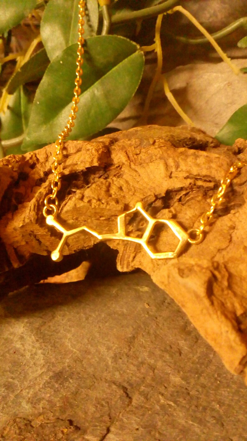 DMT Molecule DNA Genetic Structure Pendant Necklace | Etsy