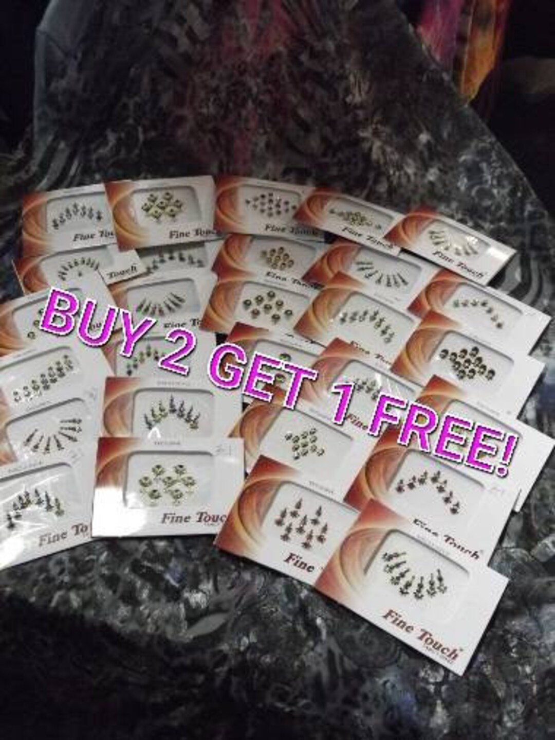 Bindi Pack Mixed Colour Style Self Stick Festival Party Rave India ...