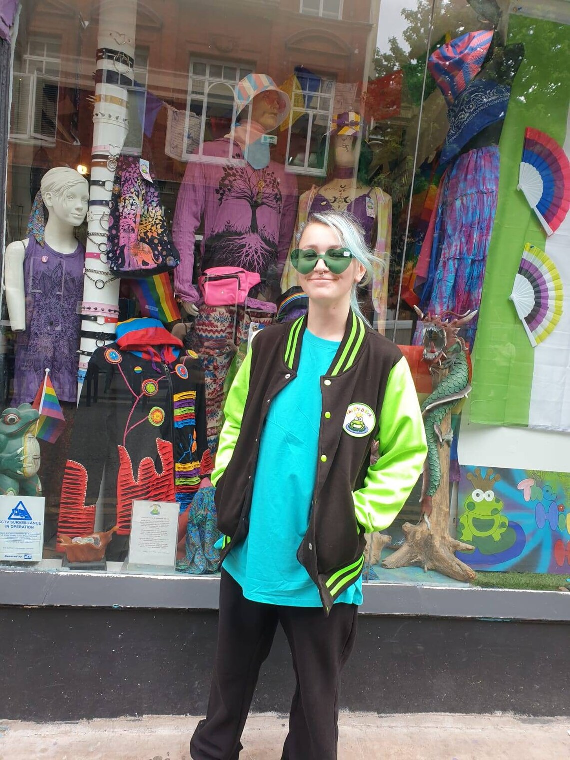 Tie Dye Hippy Hole Green College Style Jock Varsity Jacket Handmade ...