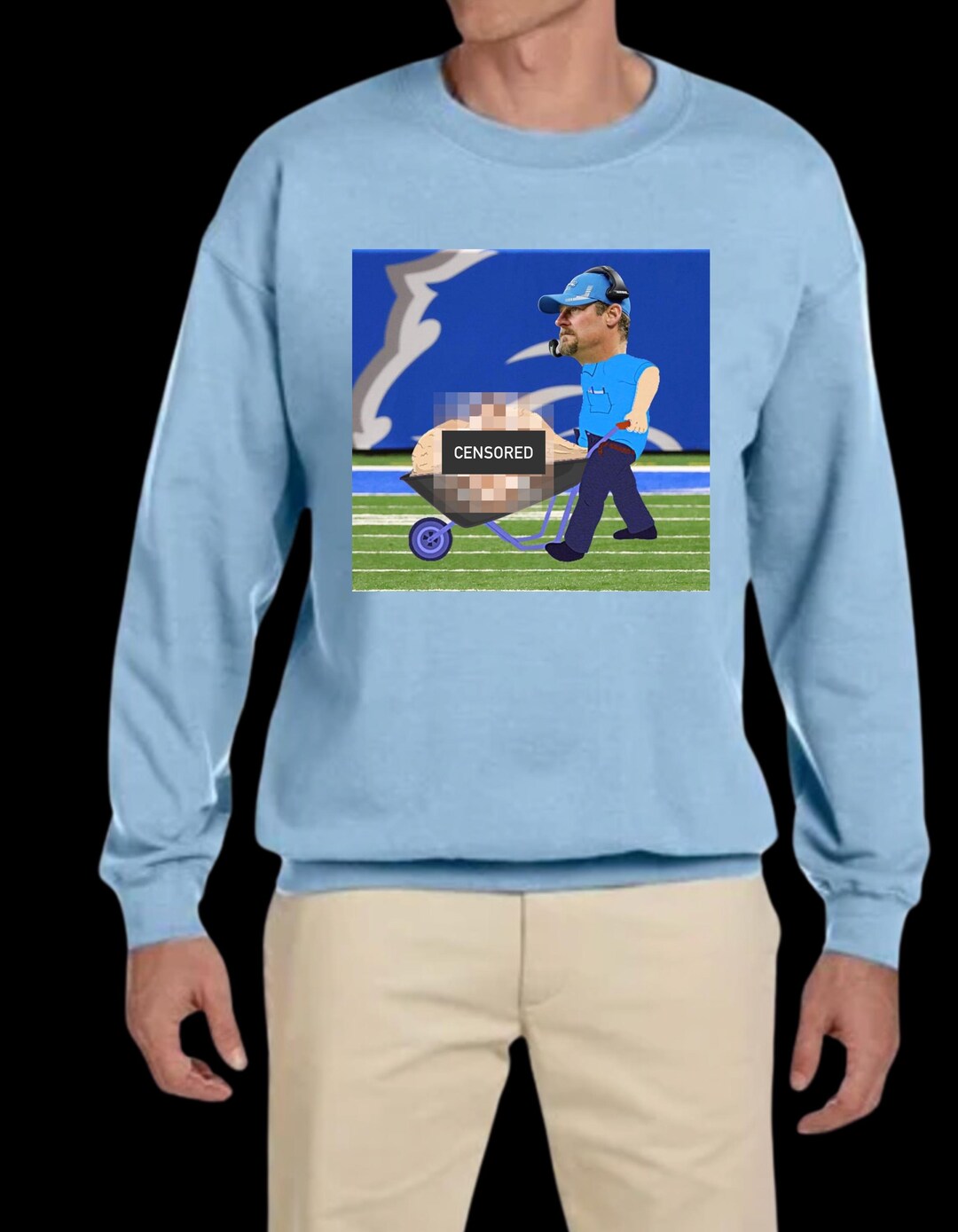 Dan Campbell Wheelbarrow of Balls | Funny Digital PNG | Printable Art ...