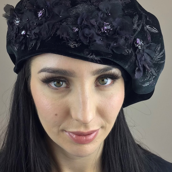Velvet Beret - Etsy