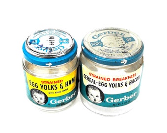 Vintage Gerber Blueberry Buckle Junior Dessert Baby Food Jar | Etsy