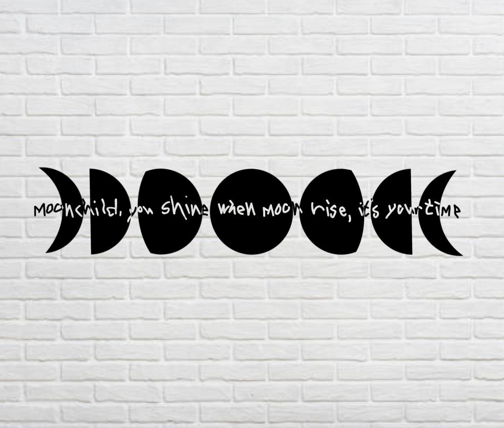 Moonchild Svg/png Inspired by RM From Bts's Album Mono | Etsy