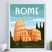 Rome Poster, Rome Travel Poster, Italy Poster, Retro Poster, Retro ...