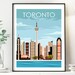 Toronto Wall Art, Toronto Poster, Canada Print, Canada Wall Art, Travel ...