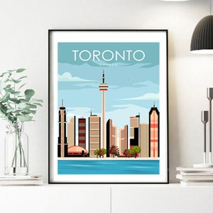 Toronto Wall Art, Toronto Poster, Canada Print, Canada Wall Art, Travel ...