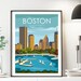 Boston Print, Boston Poster, Massachusetts Print, Boston Wall Art ...