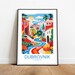 Cambridge Travel Poster, Retro Travel Poster, Cambridge Souvenir ...