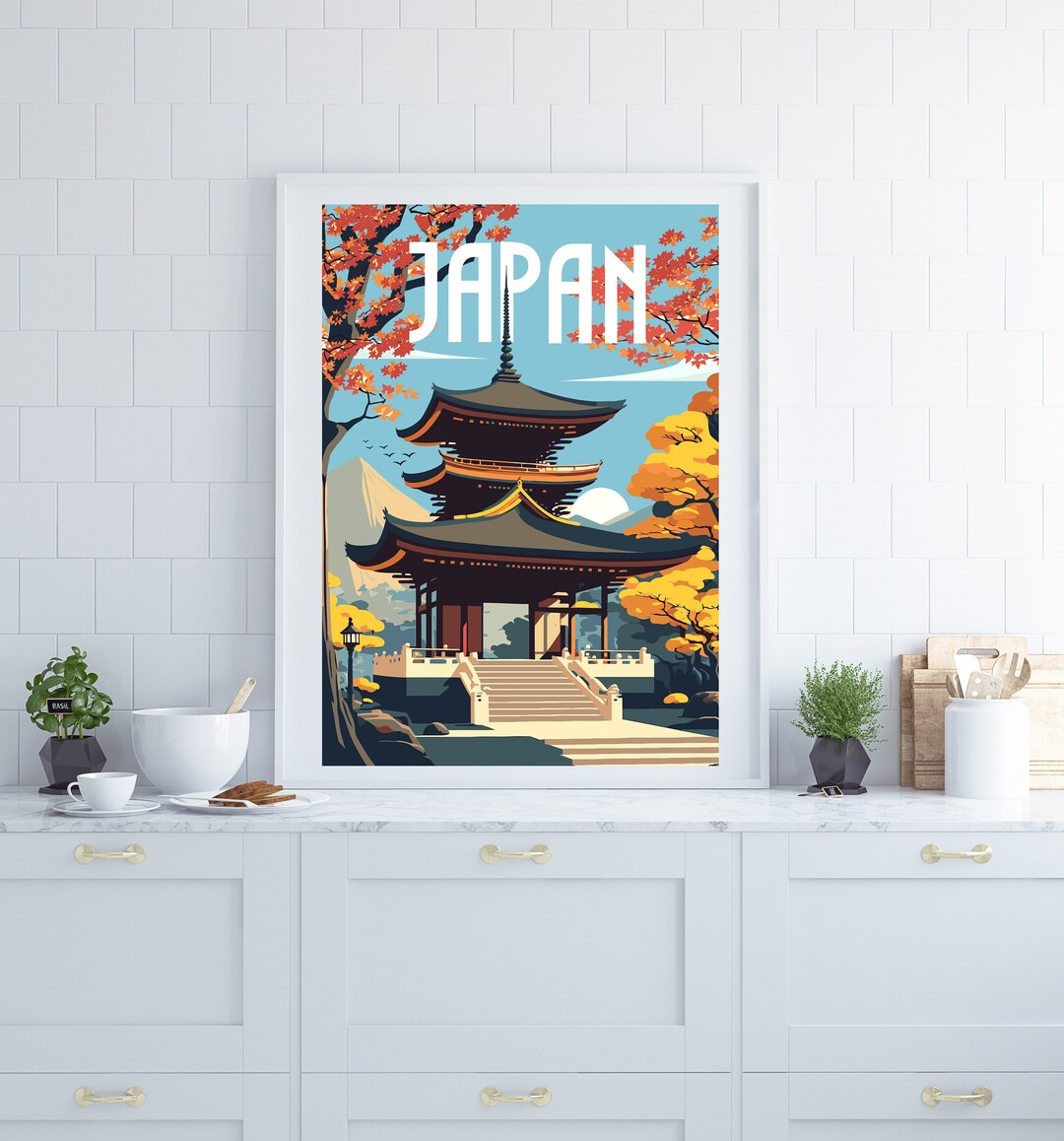 Japan Poster, Japan Wall Art, Travel Wall Art, Far East Decor, Eastern ...
