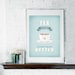 Tea Poster, Kitchen Print, Kitchen Decor, Tea Print, Kitchen Wall Art ...