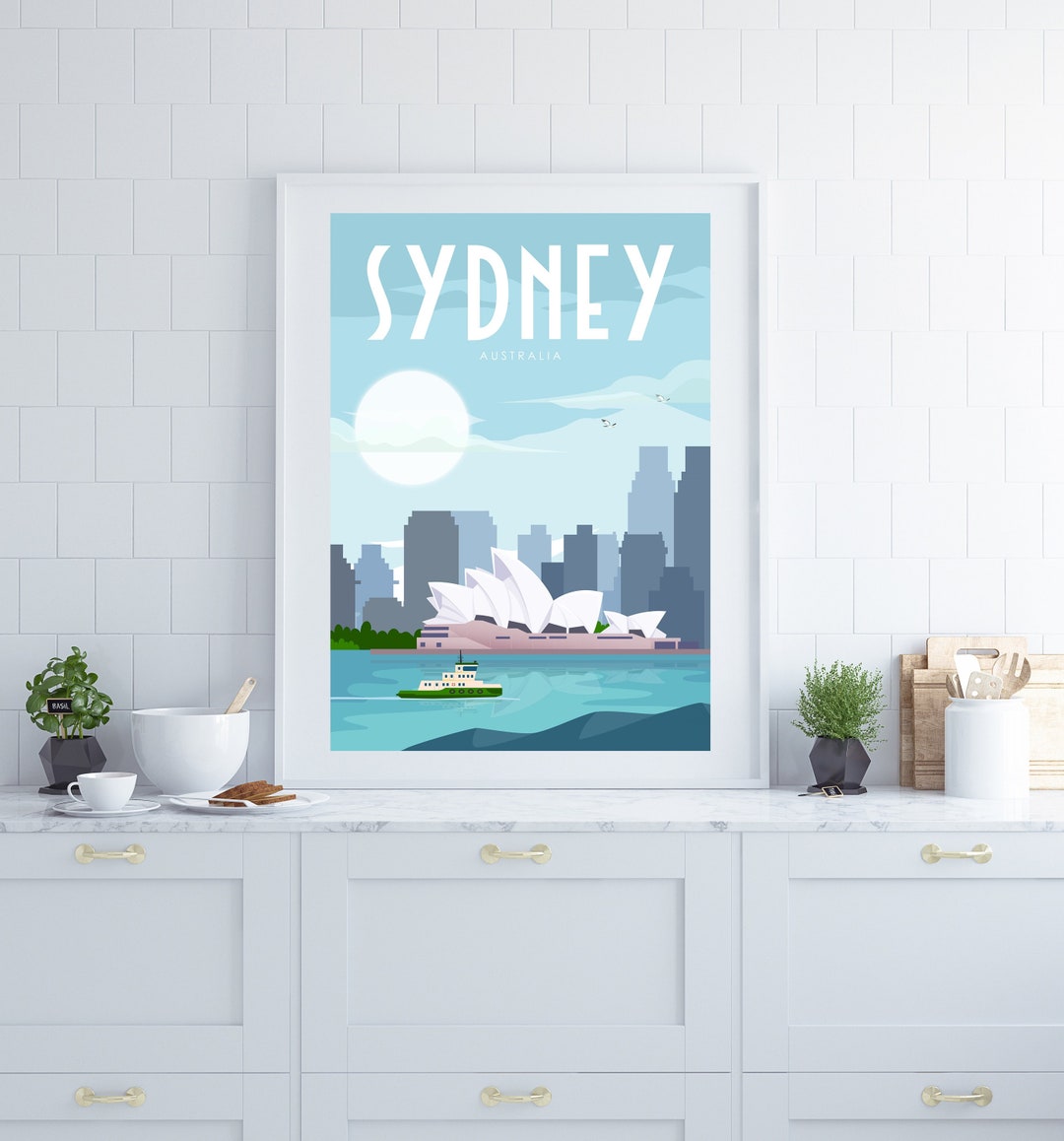 Sydney Poster, Australia Poster, Sydney Opera House, Tourism Poster ...