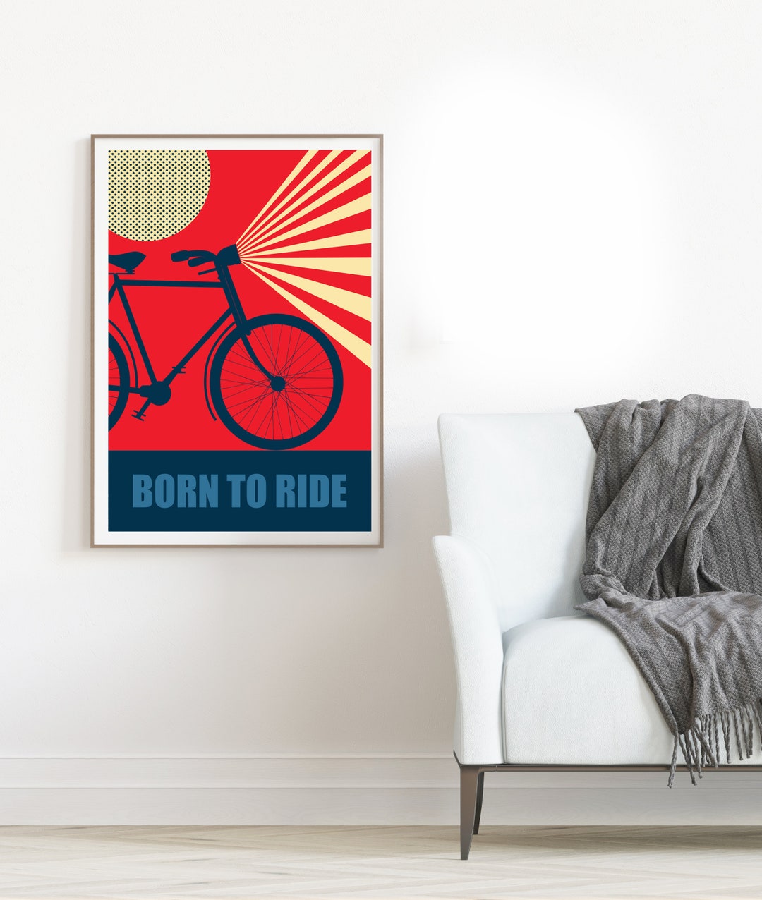 Bike Poster, Bicycle Poster, Retro Poster, Bike Quote Poster, Gift for ...