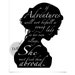 Jane Austen Quote, Inspirational Quote, Literary Print, Black & White ...