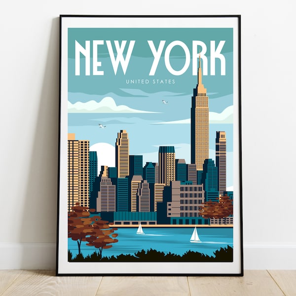 New York Poster - Etsy