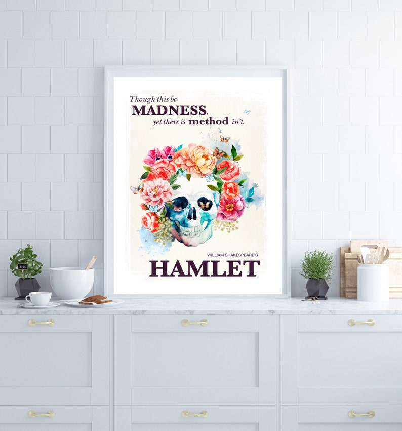 Hamlet Poster Shakespeare Poster Shakespeare Quote - Etsy