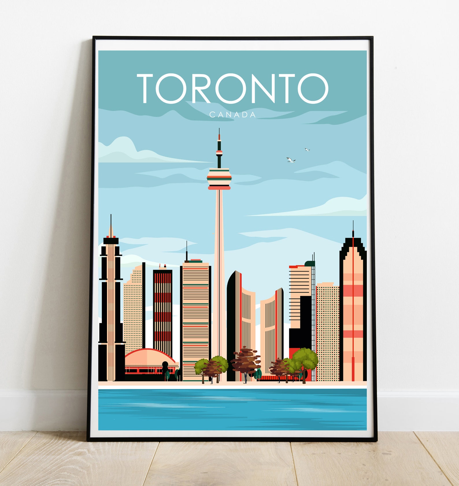Toronto Wall Art Toronto Poster Canada Print Canada Wall - Etsy