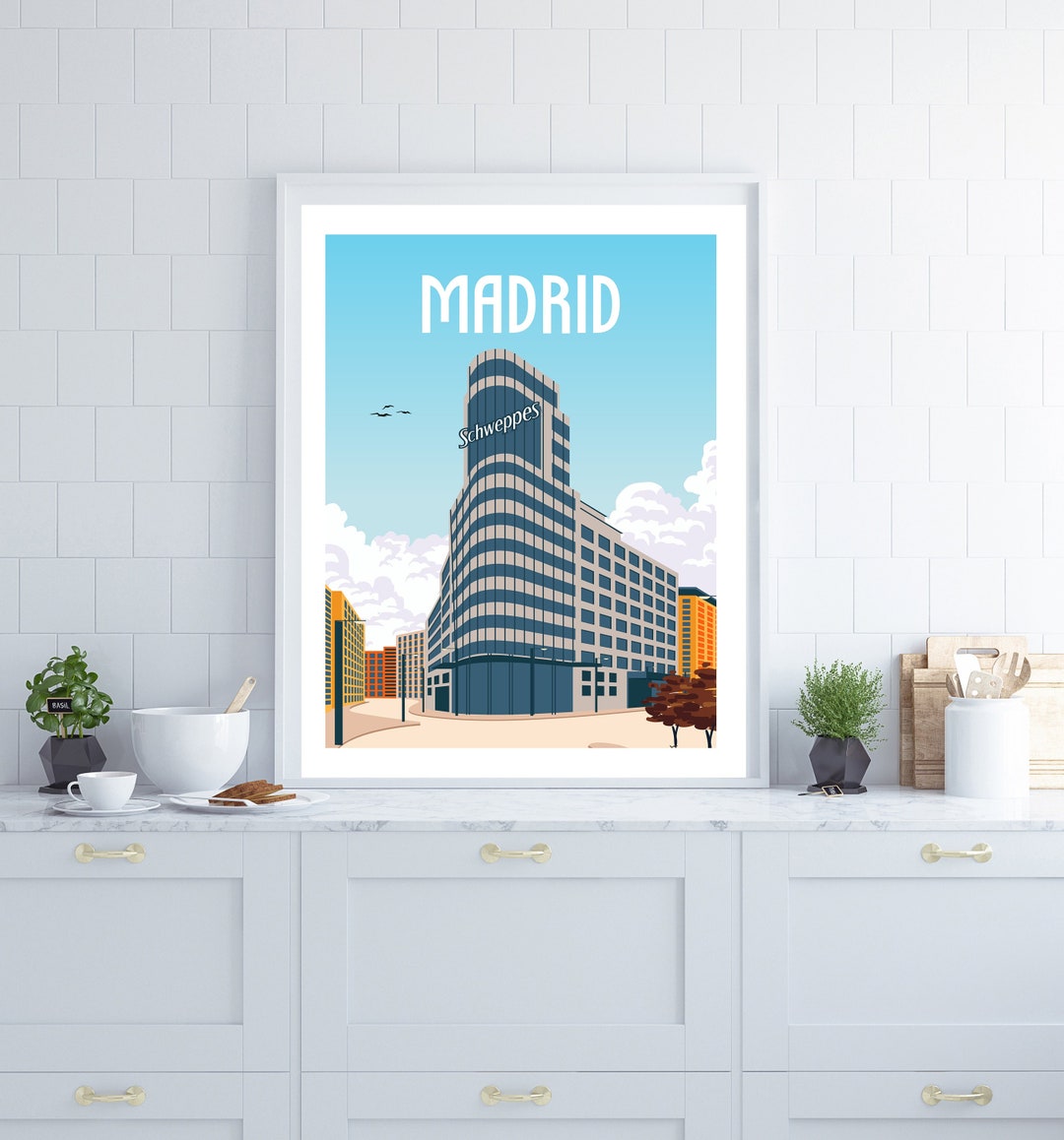 Madrid Poster, Madrid Wall Art, Spain Wall Art, Travel Poster, Travel ...
