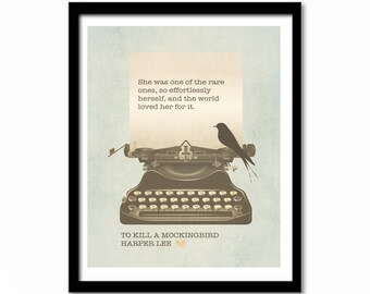 Mockingbird Quote | Etsy