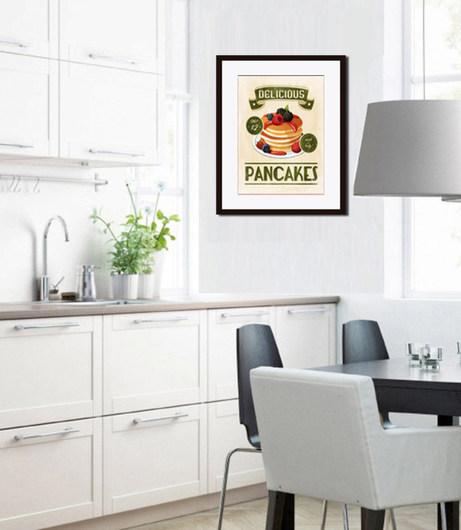 Kitchen Print Art for Kitchen Retro Poster Retro Kitchen | Etsy