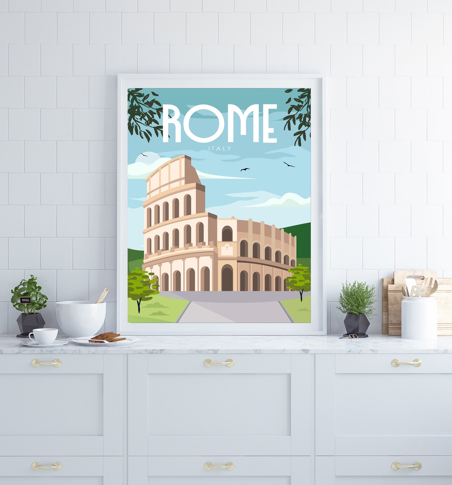 Travel Wall Art Rome Wall Art Rome Poster Italy Wall Art | Etsy