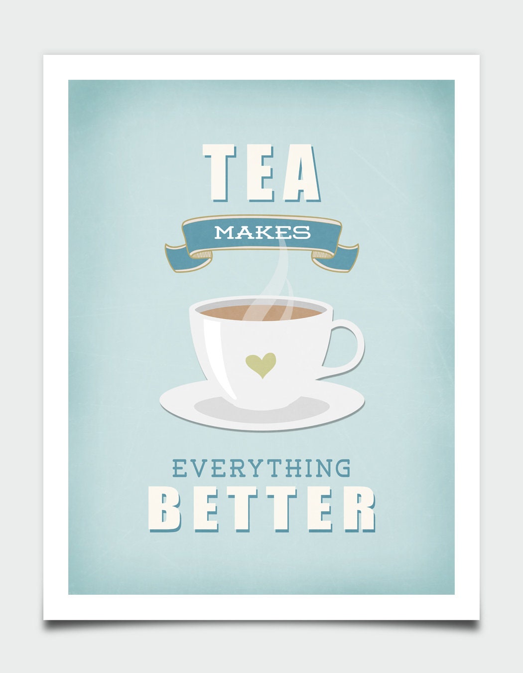 Tea Poster Kitchen Print Kitchen Decor Tea Print Kitchen - Etsy UK