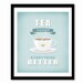 Tea Poster, Kitchen Print, Kitchen Decor, Tea Print, Kitchen Wall Art ...