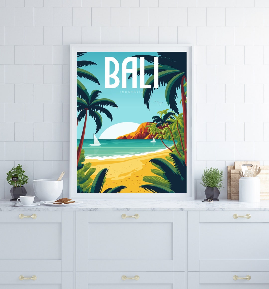 Bali Poster, Bali Travel Poster, Indonesia Poster, Travel Wall Art ...