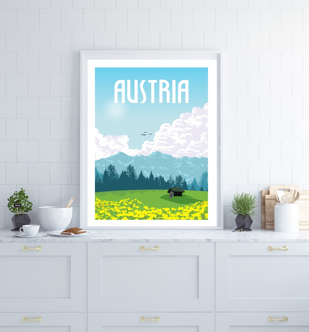 Austria Travel Poster, Austria Wall Art, Travel Poster, Travel Wall Art ...