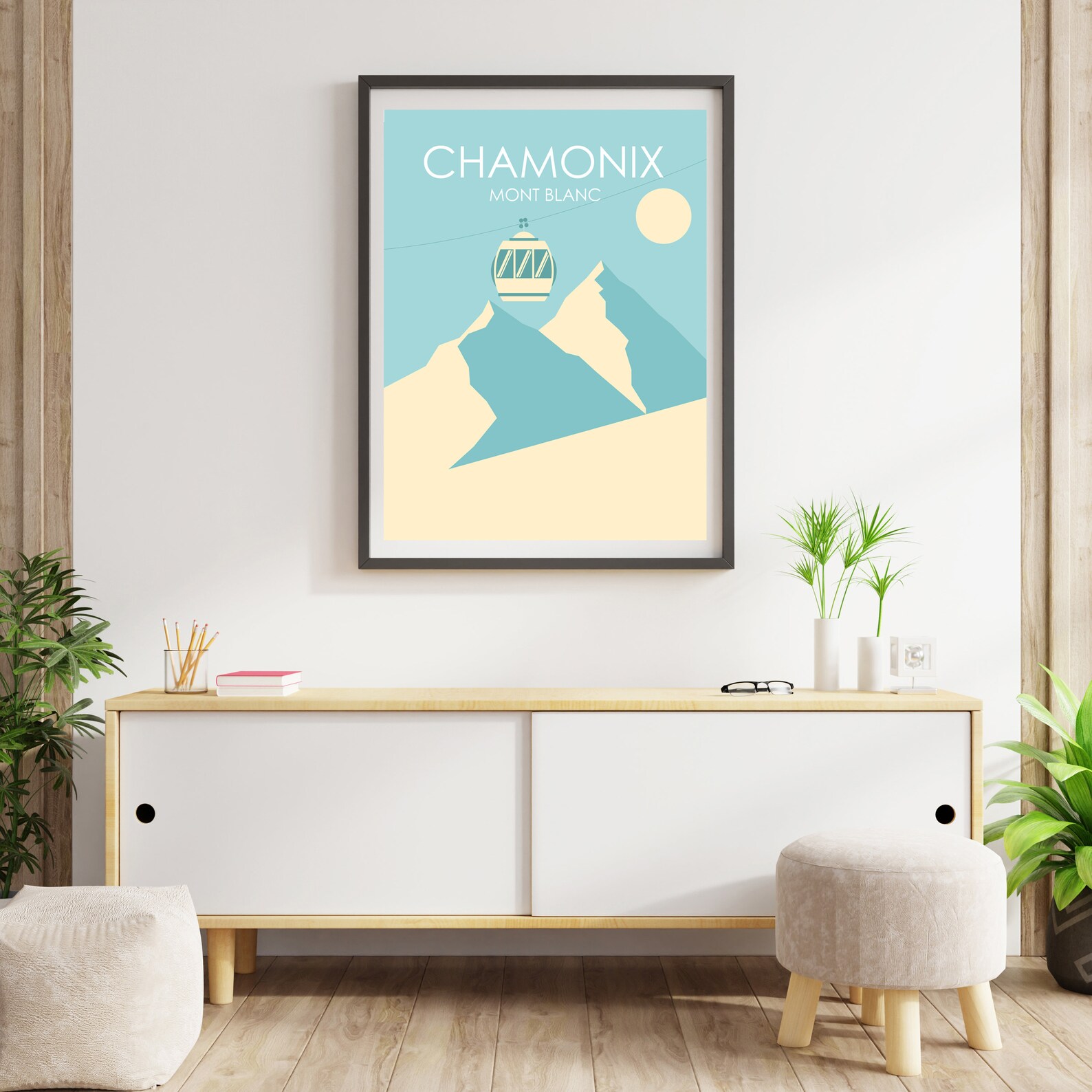 Chamonix Poster Chamonix Mont Blanc Wall Art Chamonix Wall - Etsy