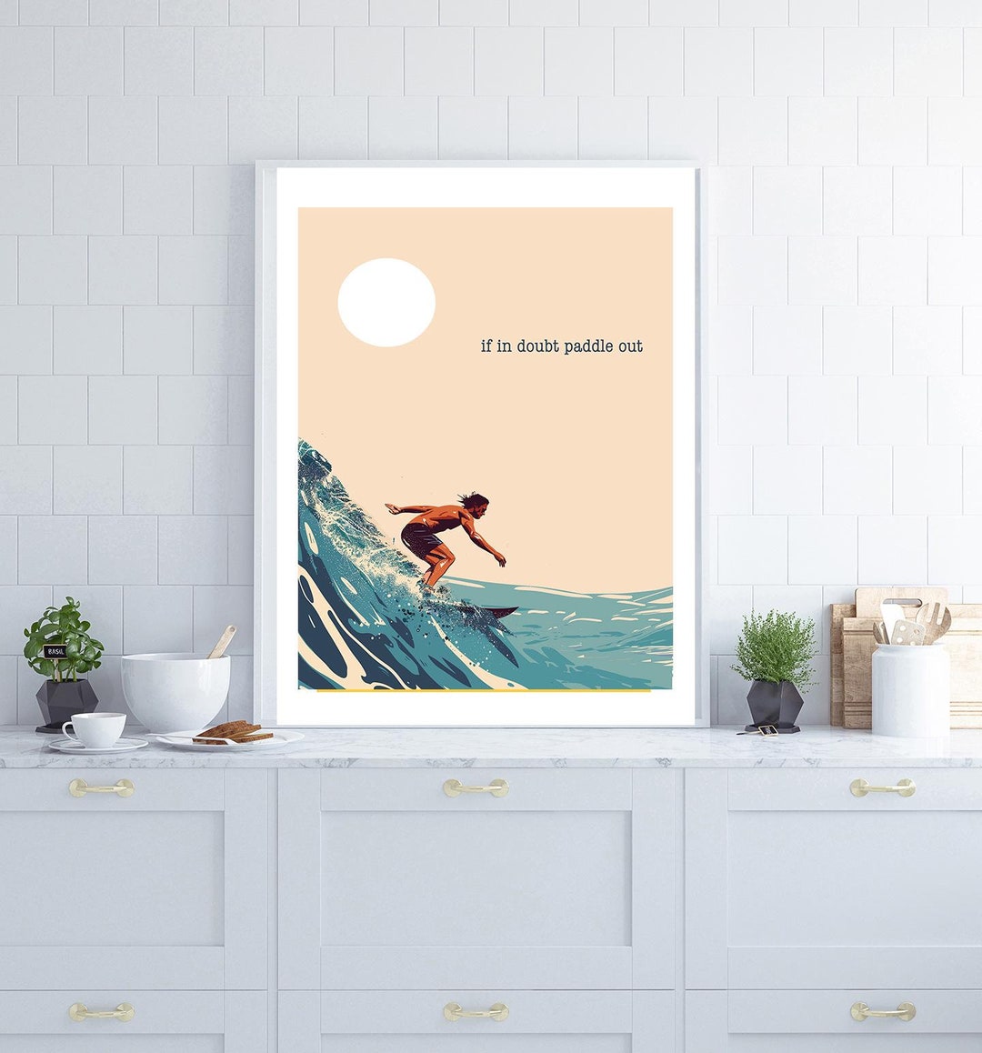 Surfing Poster, Retro Surf Poster, Board Sport Poster, Surf Quote ...
