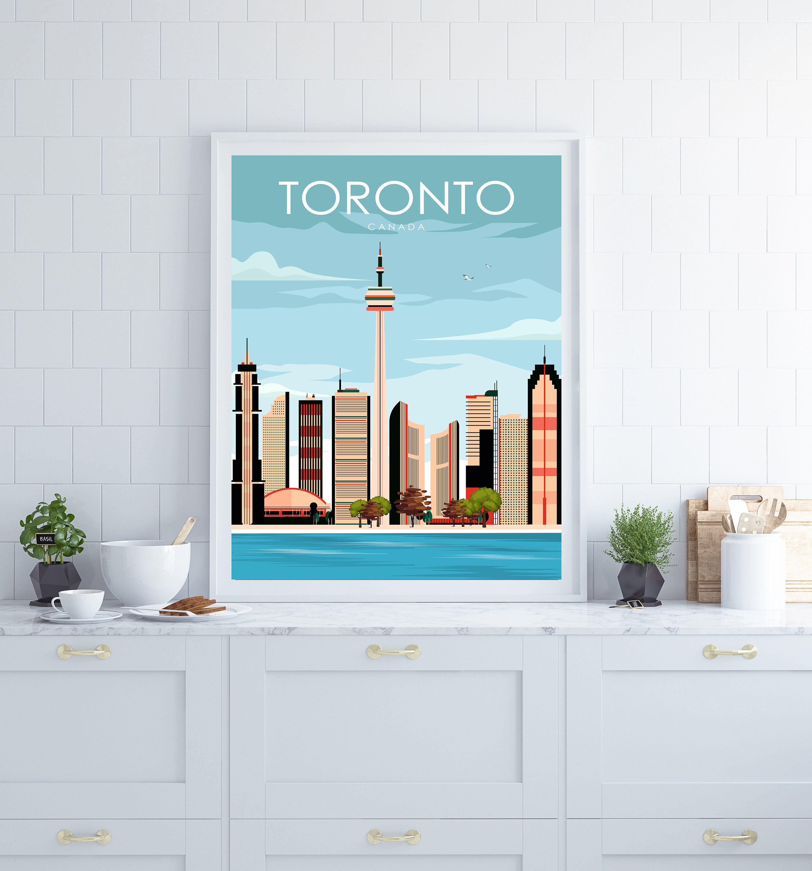 Toronto Wall Art Toronto Poster Canada Print Canada Wall | Etsy
