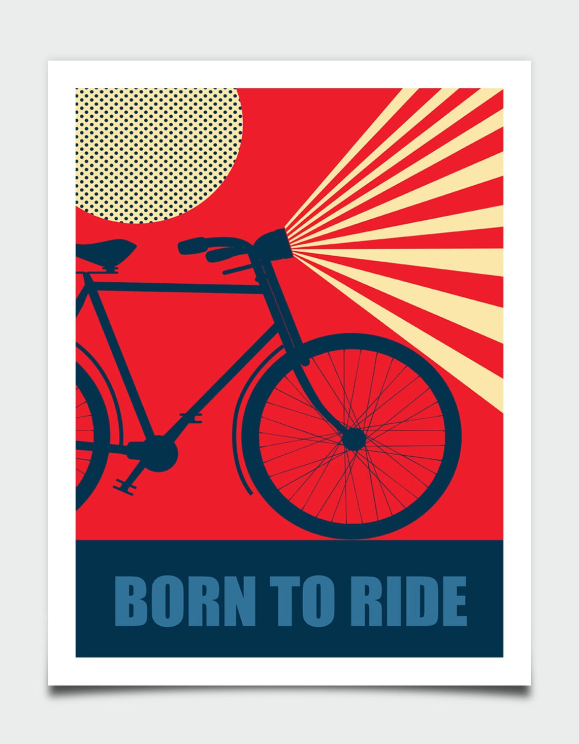 Bike Poster Bicycle Poster Retro Poster Bike Quote Poster | Etsy