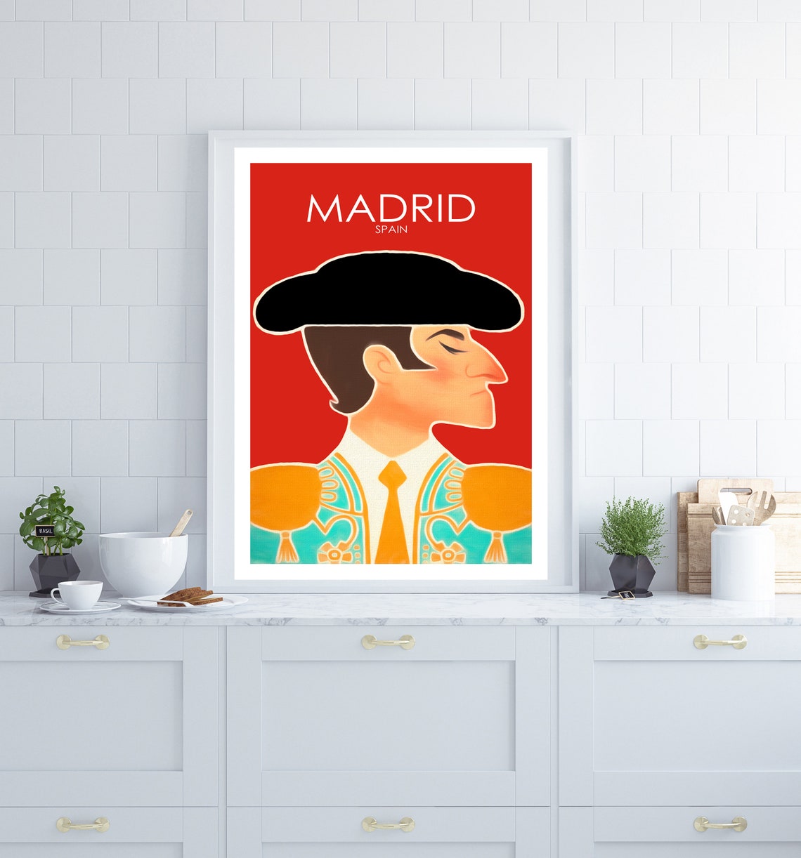 Madrid Poster, Spain Poster, Retro Travel Poster, Travel Gift, City ...