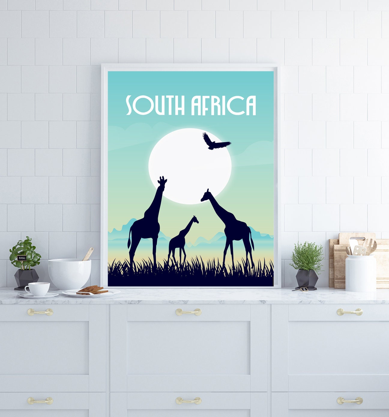 South Africa Poster South Africa Travel Poster Africa | Etsy