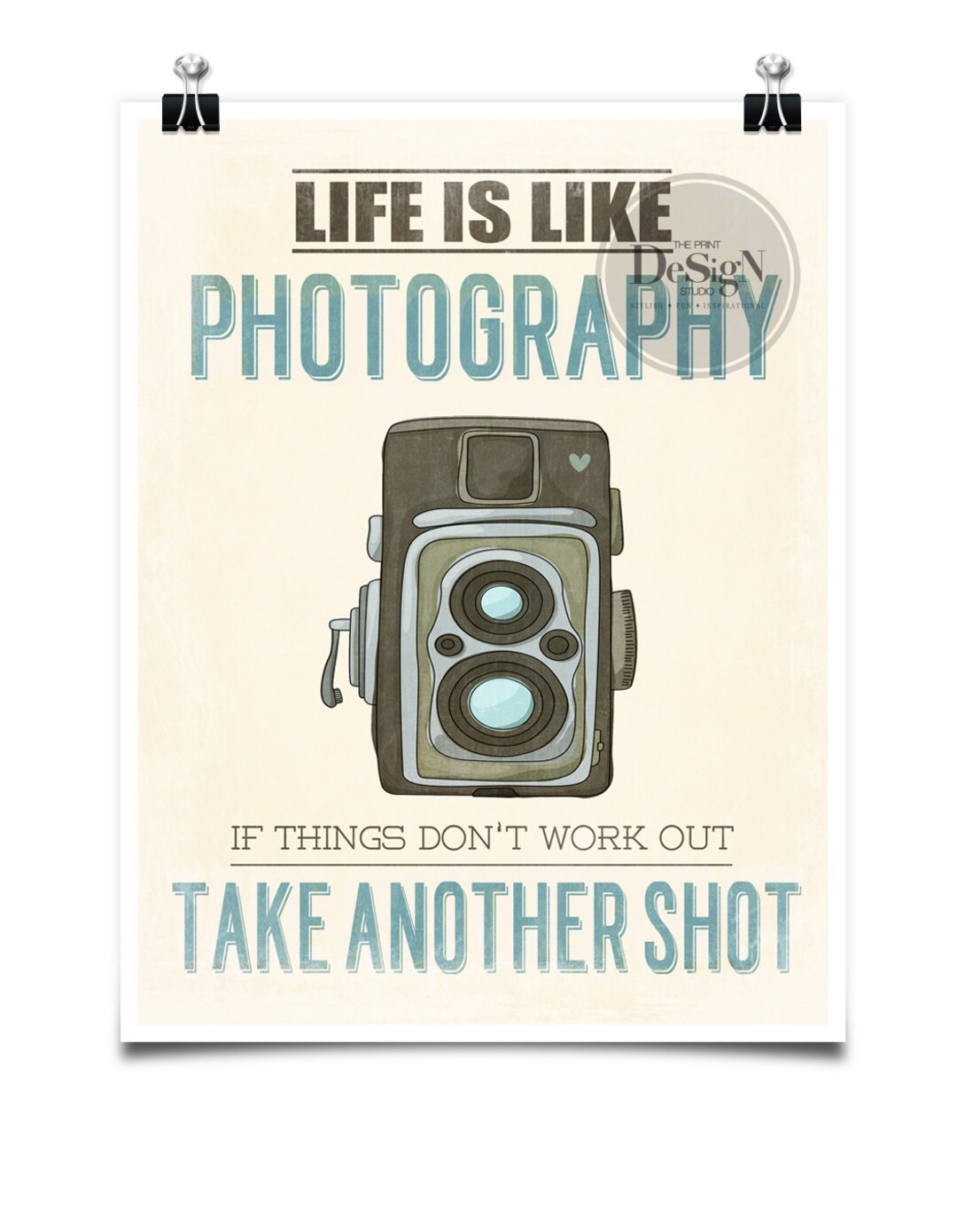 Life is Like Photography, Photography Print, Camera Poster, Photograpy ...