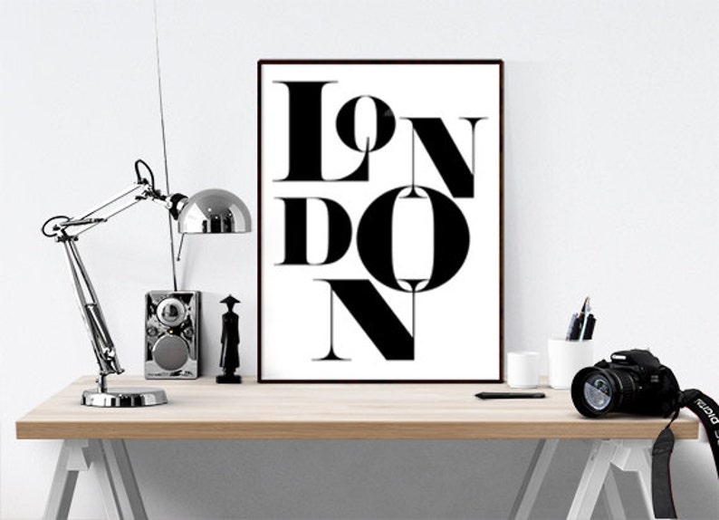 London Poster London Quote City Poster UK Poster Gift for | Etsy