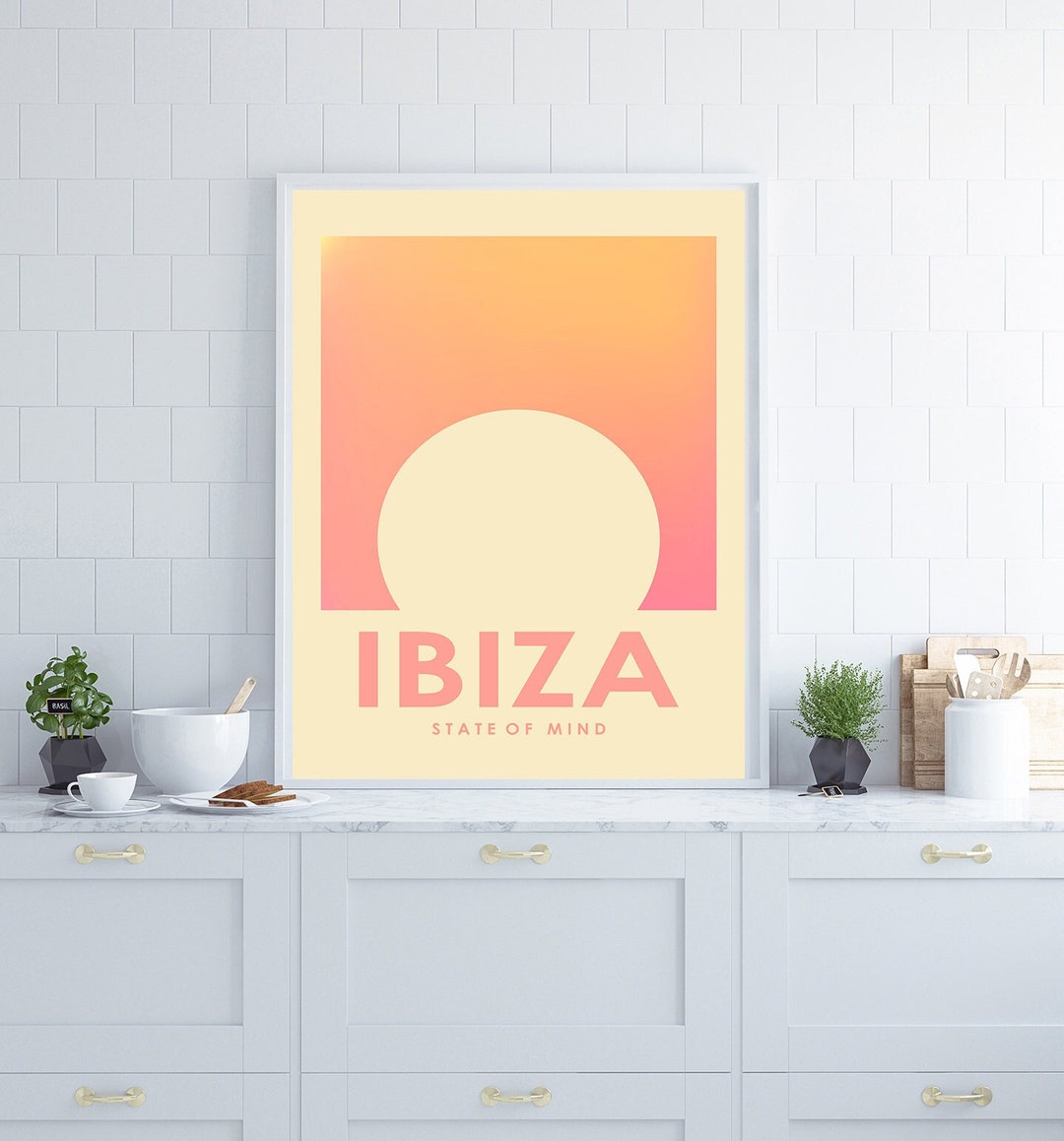Ibiza Poster, Retro Poster, Spanish Poster, Beach Poster, Ibiza Wall ...