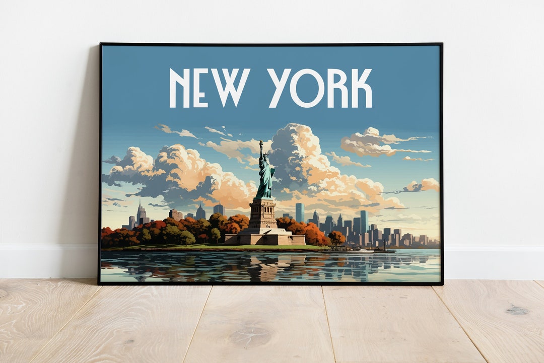 New York Poster, New York Travel Poster, United States Poster, Travel ...