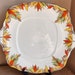 Bell China Cake Plate - Serving Plate, Beautiful Art Deco Leaf Pattern ...