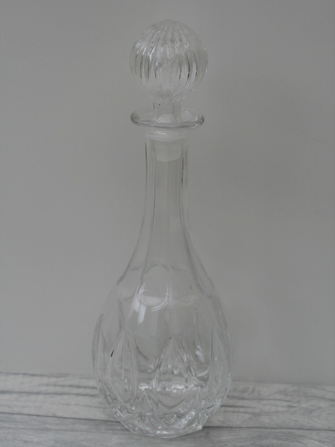Beautiful Glass Decanter, Complete With Stopper. - Etsy