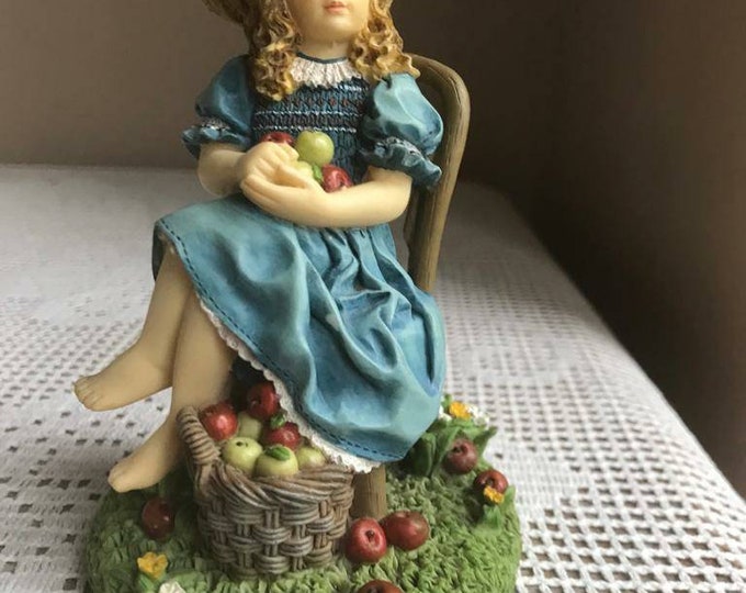 Paintbox Poppets Girl With Apples by Christine Haworth, the Leonardo ...