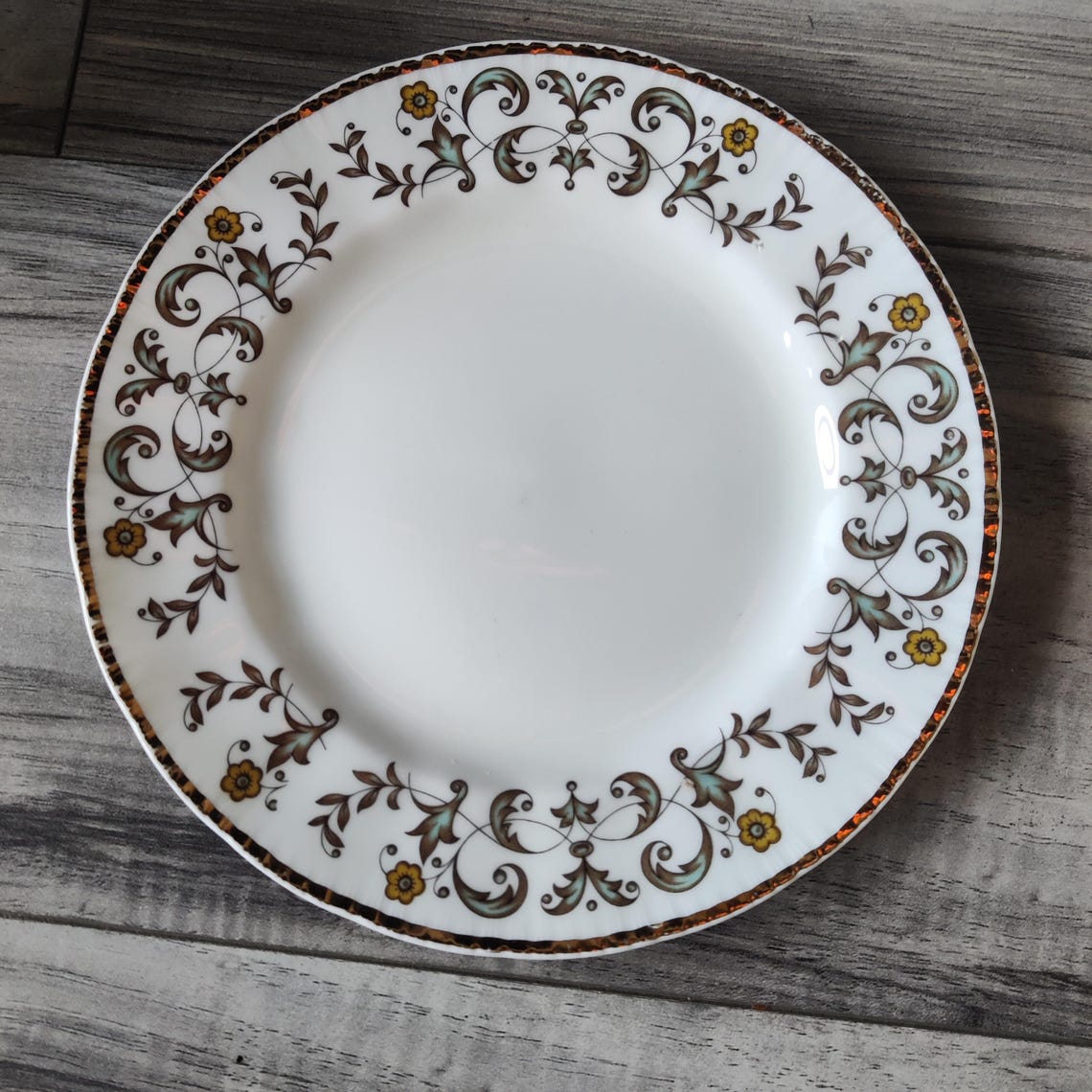 3 x Juego de té vintage Lubern de porcelana china de oro de 22 kt, trío ...