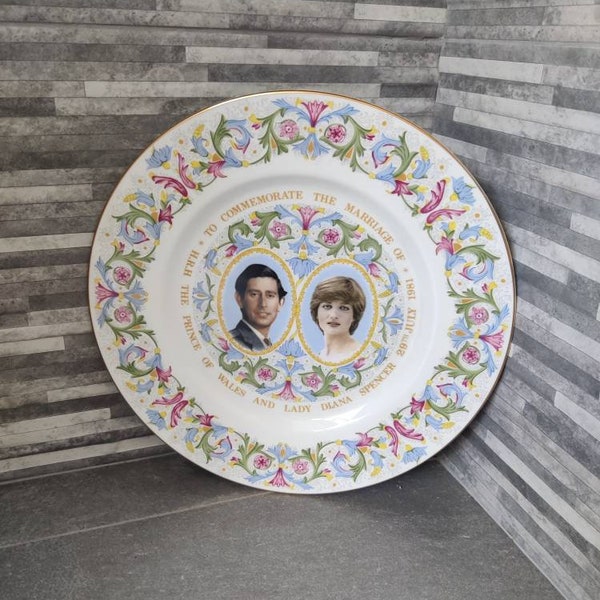 The Royal Wedding Commemorative Plate. Charles and Diana - Etsy Singapore