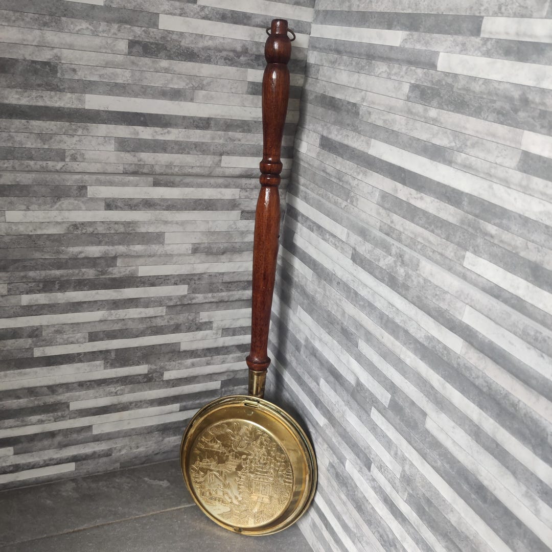 Vintage Brass Bed Pan, Wall Decor, Cottagecore - Etsy