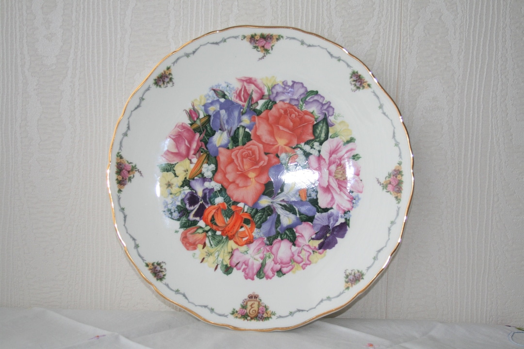 Royal Albert Finale Plate, Queen Mothers Flowers, Collectible Plates ...