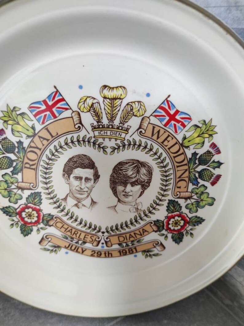 Royal Wedding Princess Diana and Prince Charles Plate 1981 - Etsy