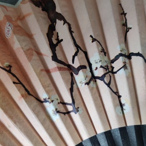 Wooden Hand Fan, Hand Fan, Vintage Fan, Evening Fan, Purse Fan, Folding ...